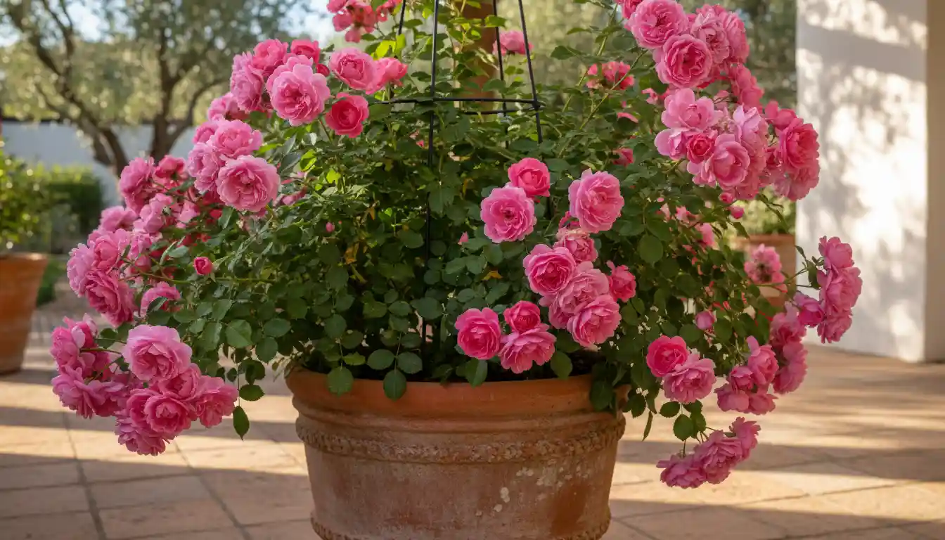 Peggy Martin Rose in Container: Unlock Constant Blooms Now - Fix It In ...
